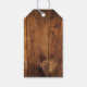 Rustic Birch Tree and Barn Wood Wedding Favor Tags | Zazzle