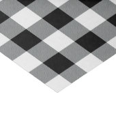 Rustic Black and White Buffalo Check Plaid Pattern Tissue Paper | Zazzle