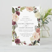 Rustic Bloom Wedding Invitation | Zazzle