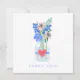 Rustic Blue Floral Thank You | Zazzle