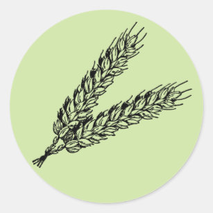 Wheat Stickers | Zazzle