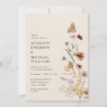 Rustic Boho Floral Wedding Invitations | Zazzle