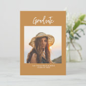 Rustic Boho Graduation Photo Party Invite | Zazzle