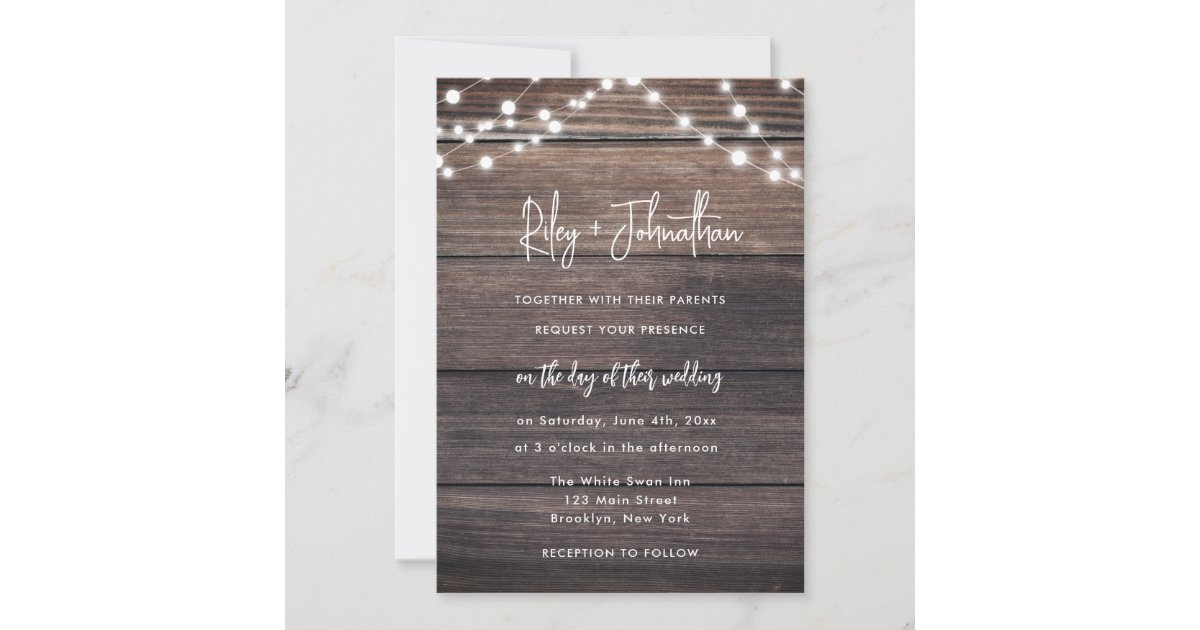 Rustic Boho Romantic Wedding Invitation | Zazzle