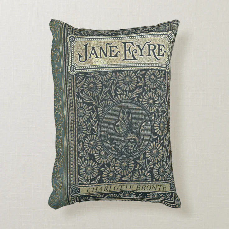 Rustic Book Cover Cushion Jane Eyre | Zazzle