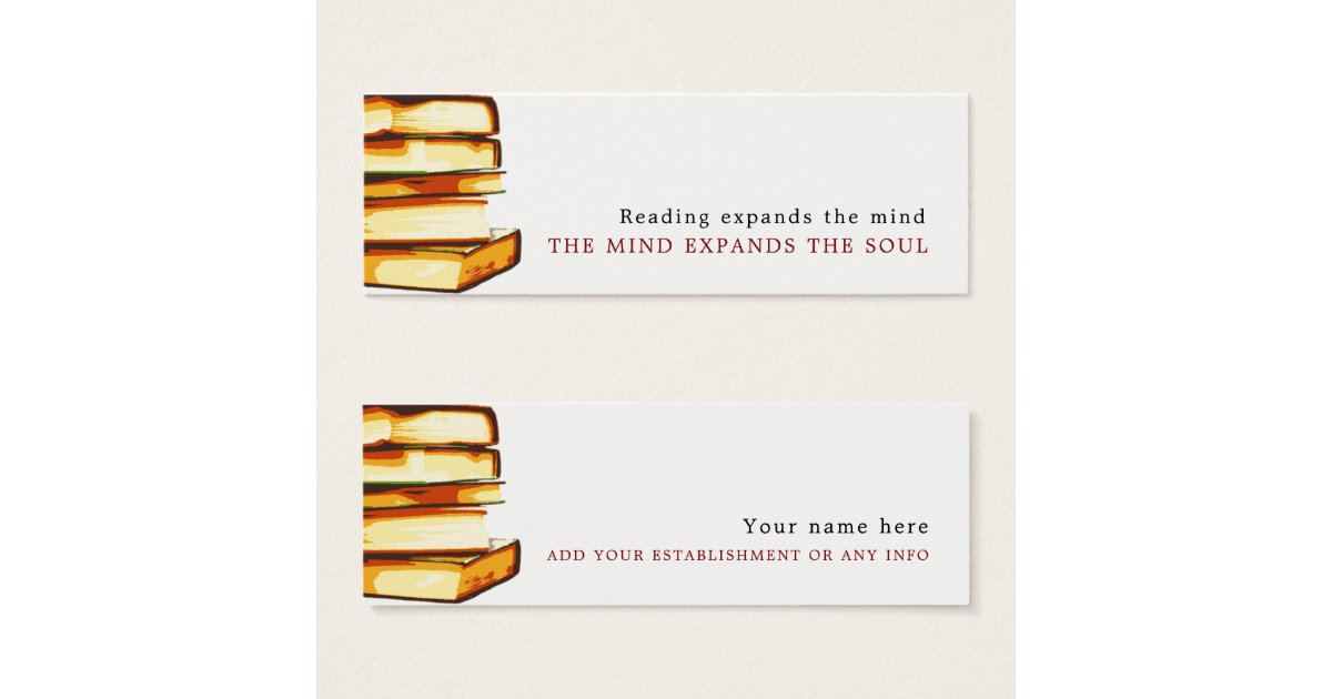 Rustic Books, Bookmark | Zazzle