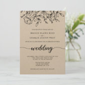 Rustic Branches Wedding Invitation | Zazzle