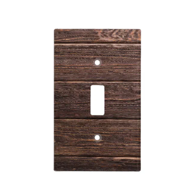 Rustic Brown Barn Wood Light Switch Cover | Zazzle