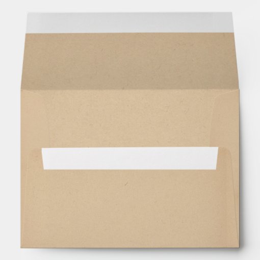 Rustic Brown Kraft Texture Mailing Envelope | Zazzle