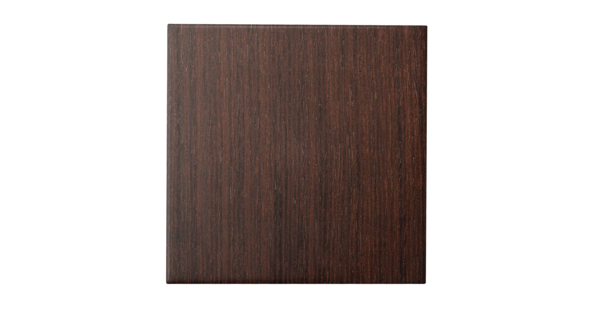 Rustic Brown Wood Ceramic Tile | Zazzle