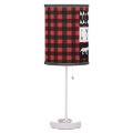 Rustic Buffalo Check Plaid Wilderness Adventure Table Lamp | Zazzle