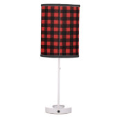 Rustic Buffalo Check Plaid Wilderness Adventure Table Lamp | Zazzle