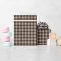 Rustic Buffalo Check Wrapping Paper | Zazzle