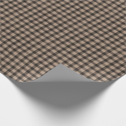 Rustic Buffalo Check Wrapping Paper | Zazzle