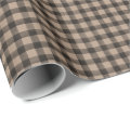 Rustic Buffalo Check Wrapping Paper | Zazzle