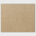 Rustic Burlap Background Wrapping Paper | Zazzle
