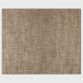 Rustic Burlap Distressed Wrapping Paper | Zazzle