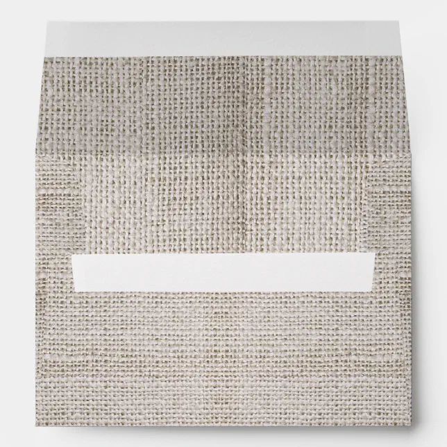 rustic burlap envelopes | Zazzle