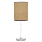Rustic Burlap Look with Farmhouse Cow Table Lamp | Zazzle