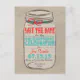 Rustic Burlap & Mason Jar 60 Birthday Invite | Zazzle