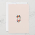 Rustic Burnt Orange and Blue Wedding Save the Date Invitation | Zazzle