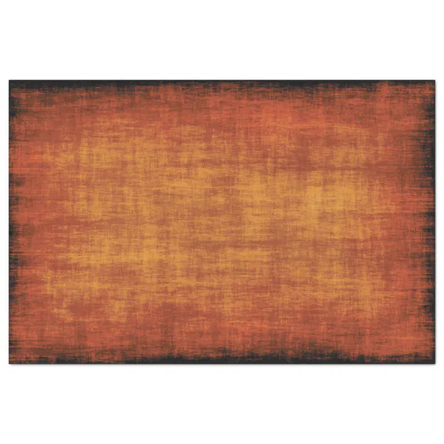 Rustic Burnt Orange Texture Background Decoupage Tissue Paper | Zazzle