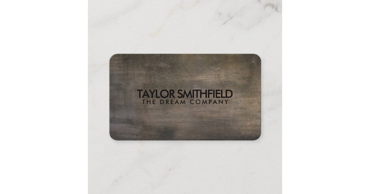 Rustic Business Card | Zazzle