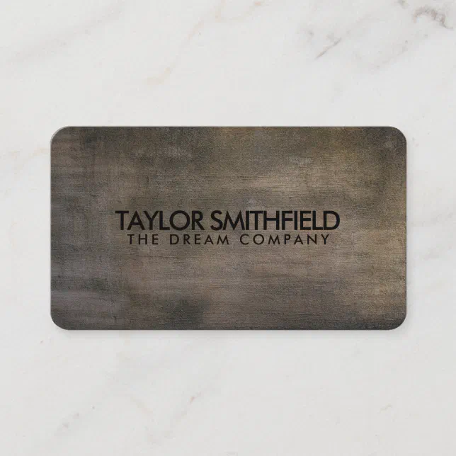Rustic Business Card | Zazzle