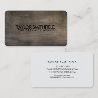 Rustic Business Card | Zazzle
