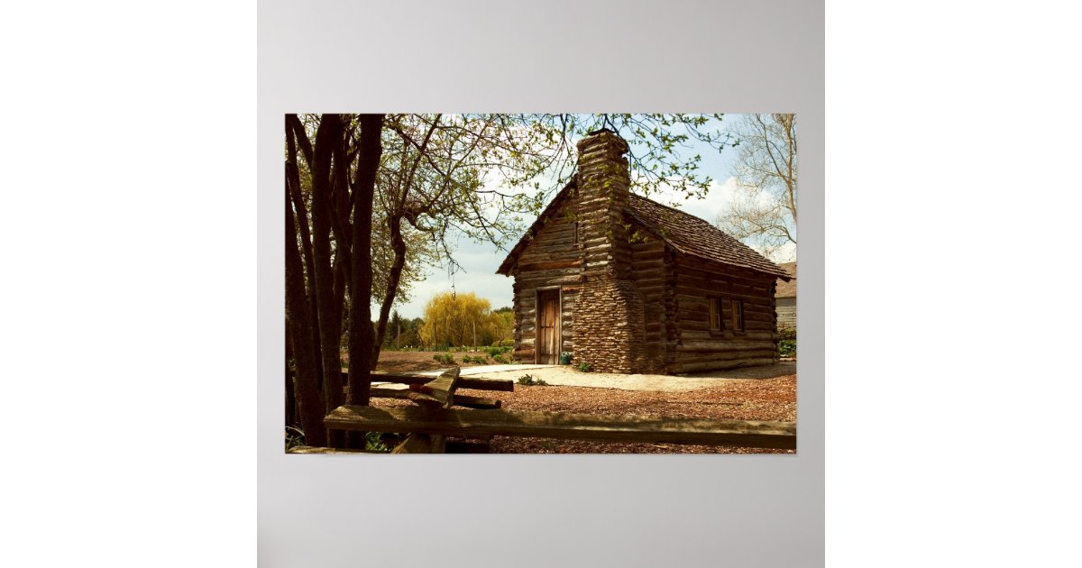 Rustic Cabin Print | Zazzle