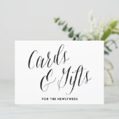 Rustic Calligraphy Cards & Gifts Wedding Sign | Zazzle