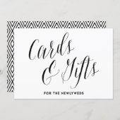 Rustic Calligraphy Cards & Gifts Wedding Sign | Zazzle
