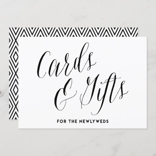 Rustic Calligraphy Cards & Gifts Wedding Sign | Zazzle