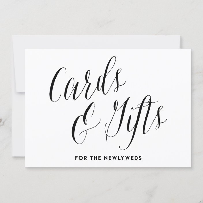 Rustic Calligraphy Cards & Gifts Wedding Sign | Zazzle.com