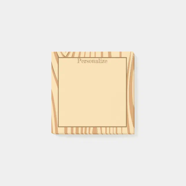 Rustic Cedar Wood Stain Plank Board Post-it Notes | Zazzle