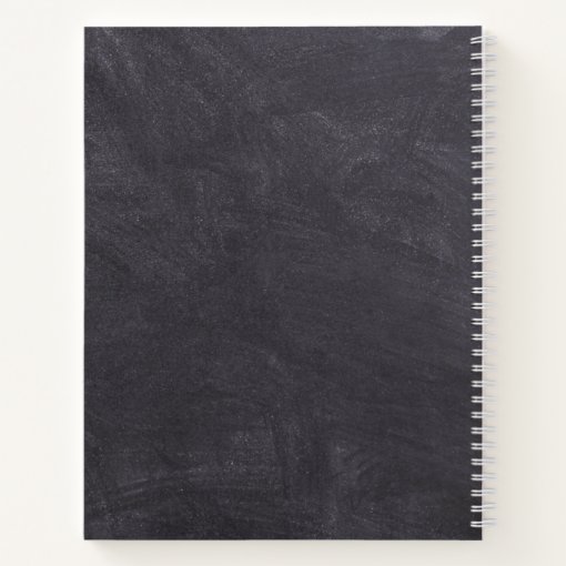 Rustic Chalkboard 4 Photo Collage Family Recipes Notebook | Zazzle