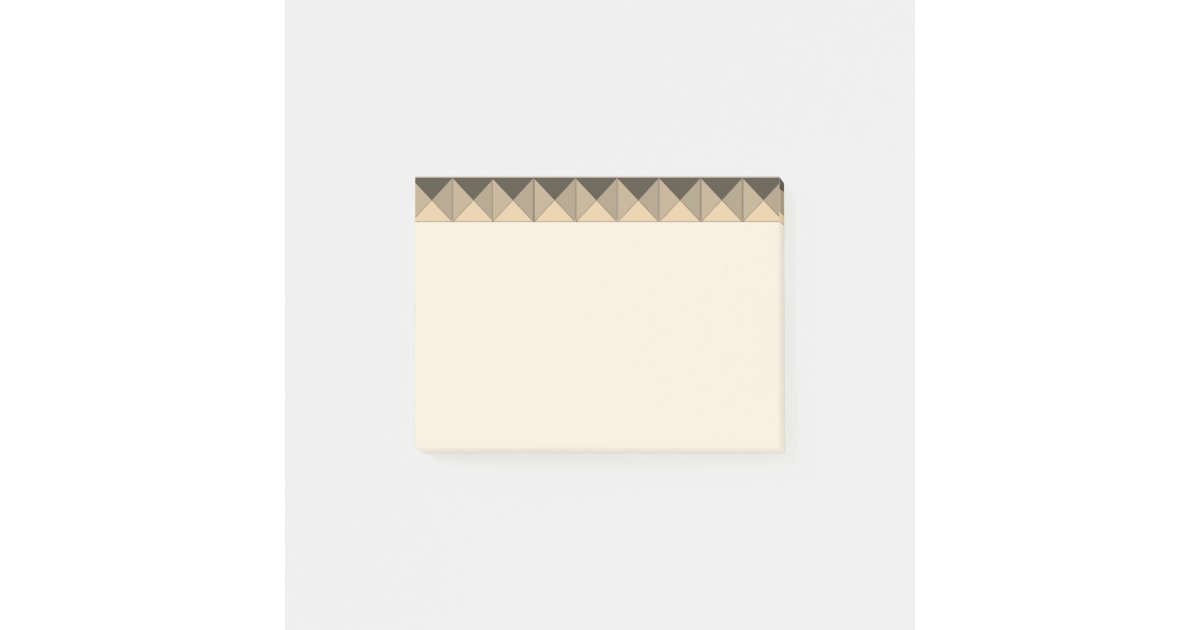 Rustic Chic Pyramids Post-it Notes | Zazzle