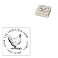 Rustic Chicken Egg Farm Custom Egg Carton Stamp | Zazzle