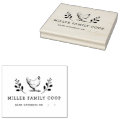 Rustic Chicken Personalized Egg Carton Stamp | Zazzle