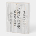 Rustic Christian WELCOME Wooden Box Sign | Zazzle