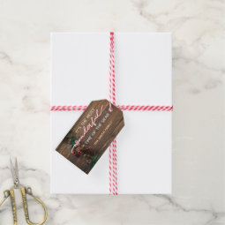 Rustic Christmas Gift Tags | Zazzle
