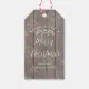 Rustic Christmas Gift Tags | Zazzle