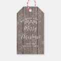 Rustic Christmas Gift Tags | Zazzle