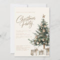 Rustic Christmas Tree Nature Christmas Party Invitation | Zazzle