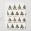 Rustic Christmas Tree Nature Christmas Party Invitation | Zazzle