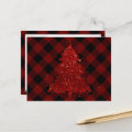 Rustic Christmas Tree | Red Buffalo Plaid Holiday | Zazzle