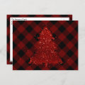 Rustic Christmas Tree | Red Buffalo Plaid Holiday | Zazzle