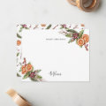 Rustic Christmas Wreath Note Card | Zazzle