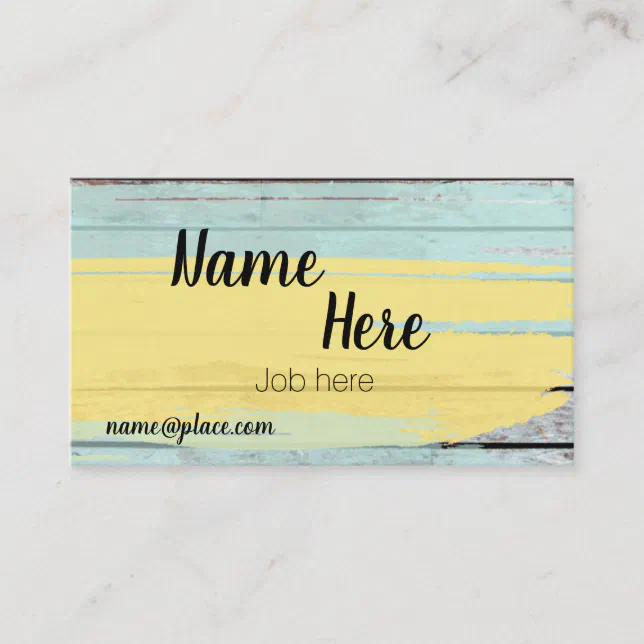 Rustic Colorful Business Card Design | Zazzle