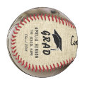 Rustic Congratulations Graduation Photo Baseball | Zazzle